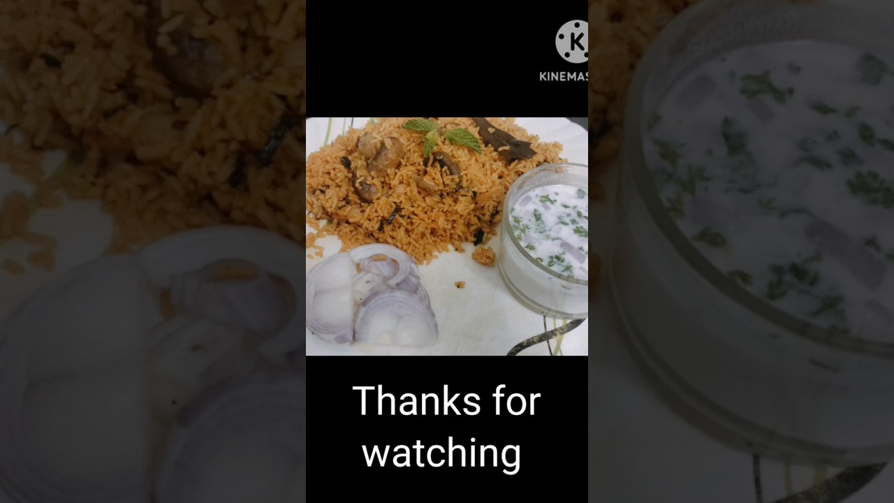 mashrum biryani - YouTube