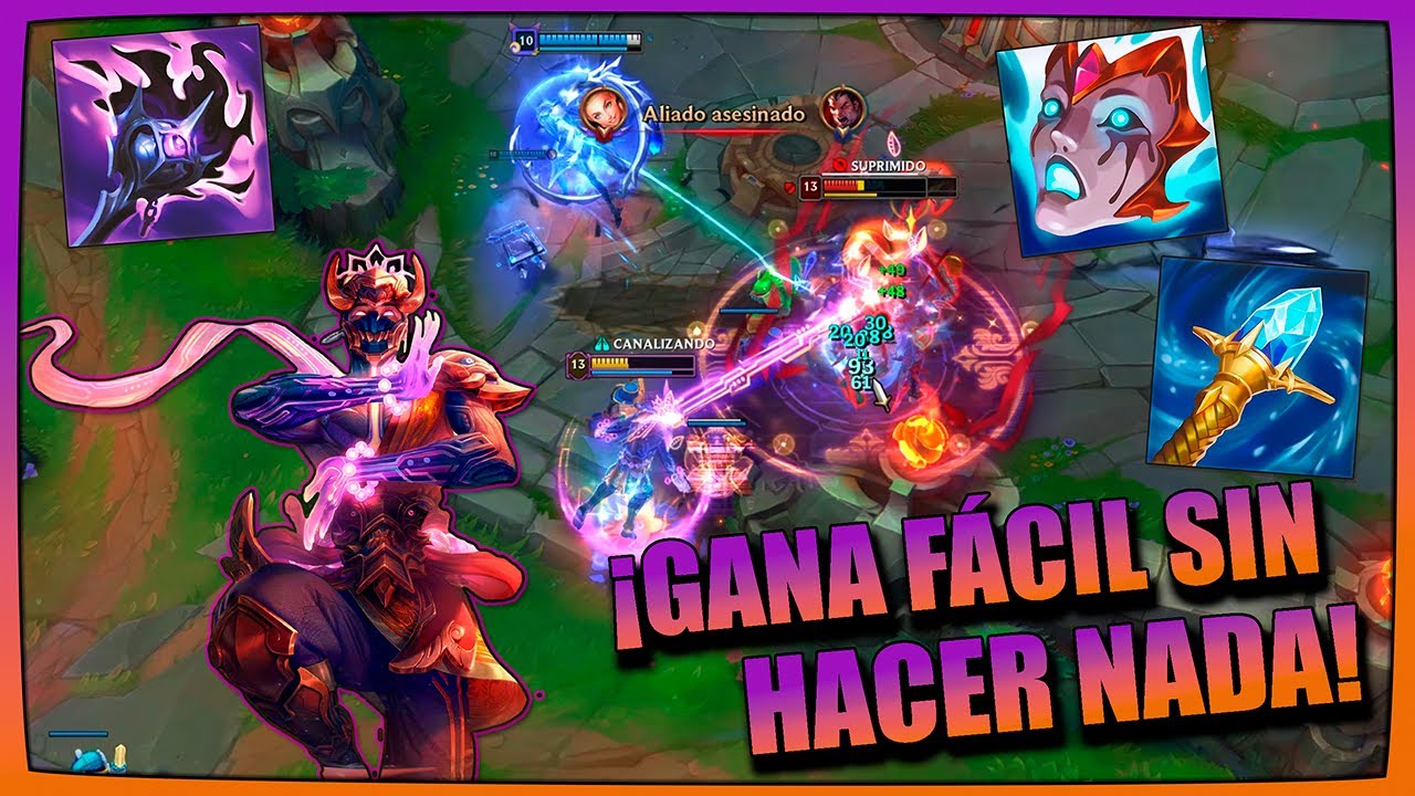 🟣¡GANA FÁCIL con MALZAHAR!🟣¡El MID que con SU BUILD da *ASCO* y FARMEA ...