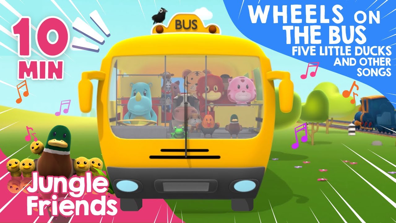 Wheels on The Bus, Five Little Ducks, and Other Songs - 10 Minutes of ...