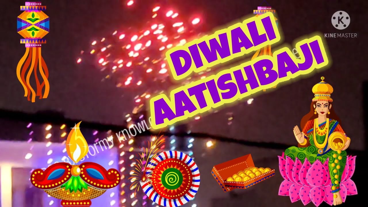 Diwali ki atishbaji. Deepawali ki roshni celebration with aatishbaji ...