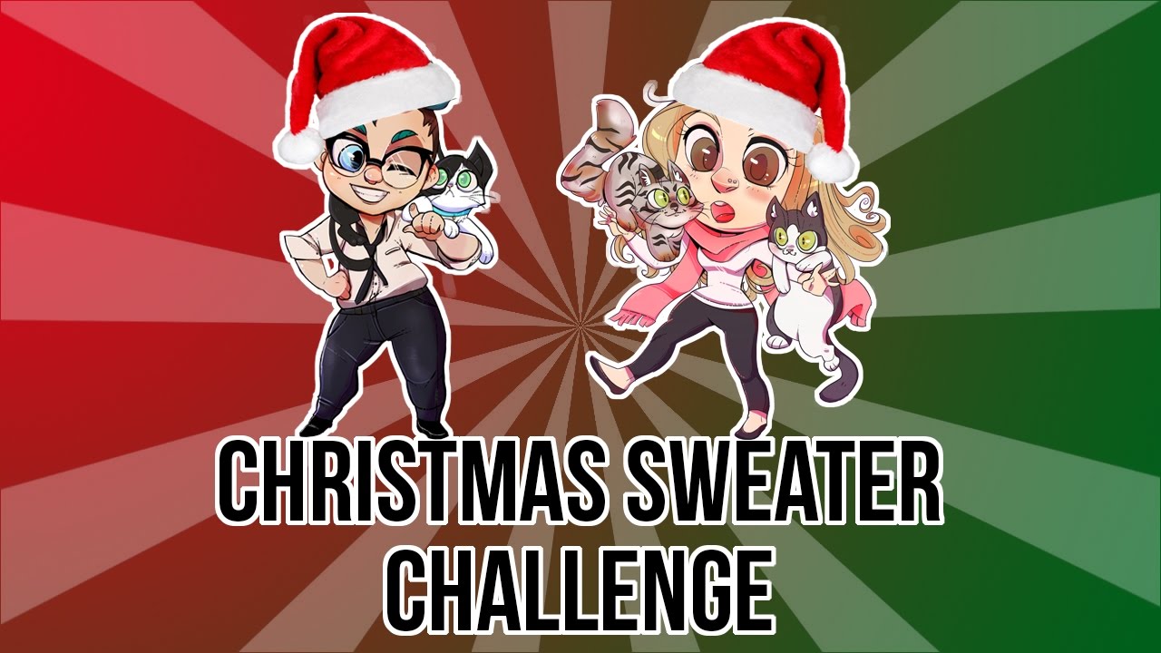 CHRISTMAS SWEATER CHALLENGE - YouTube