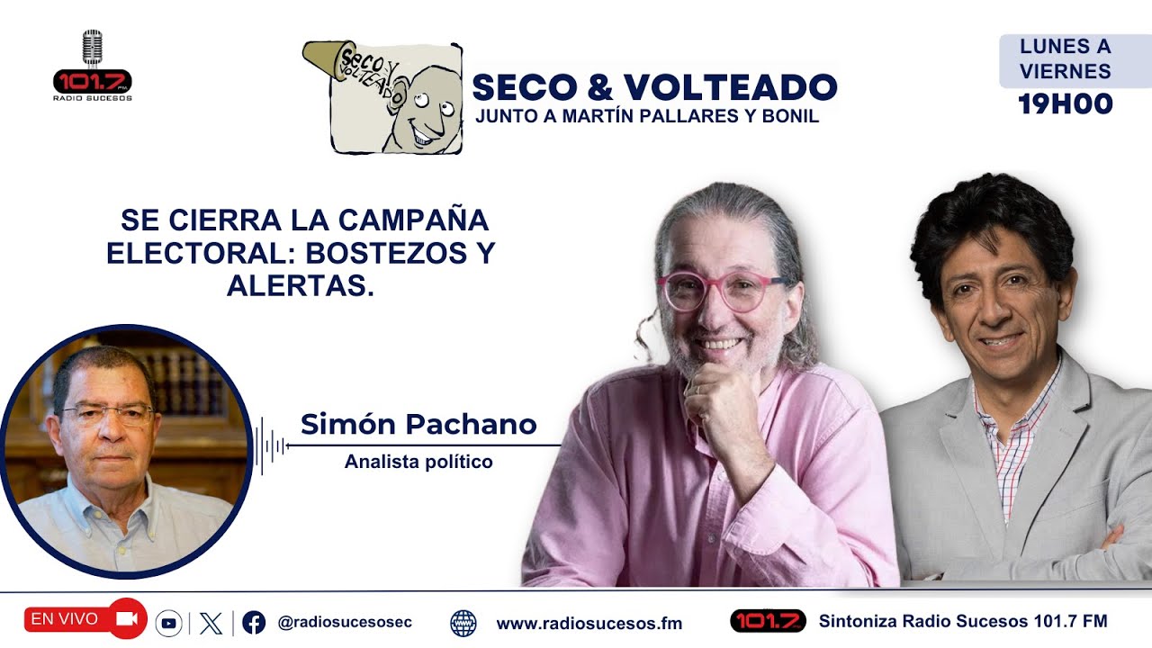 Bonil y Martin, en Seco&volteado, con Simón Pachano. Cierre de campaña ...