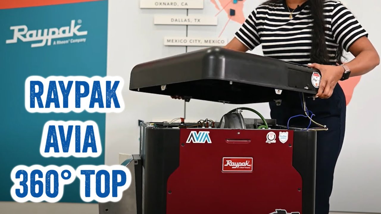 Raypak AVIA Pool Heater | 360° Rotating Top - YouTube