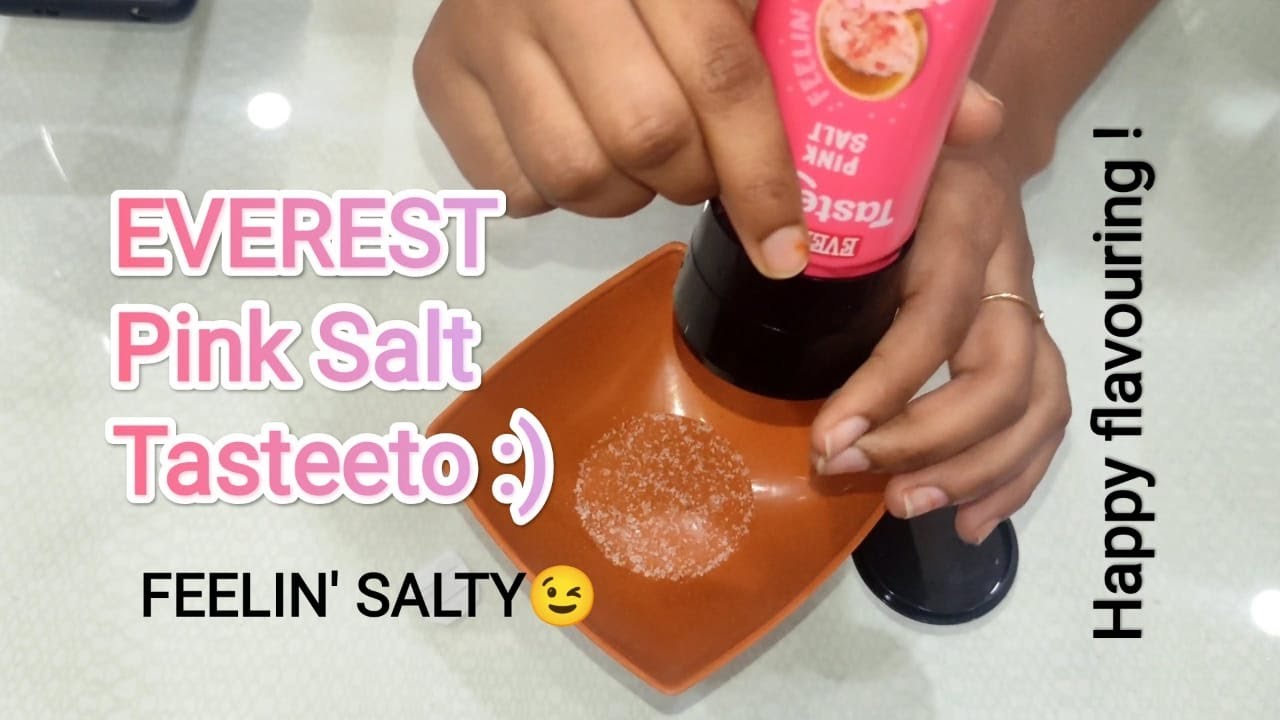 Everest Tasteeto Pink Salt | Himalayan Salt | Happy flavouring 😊 - YouTube