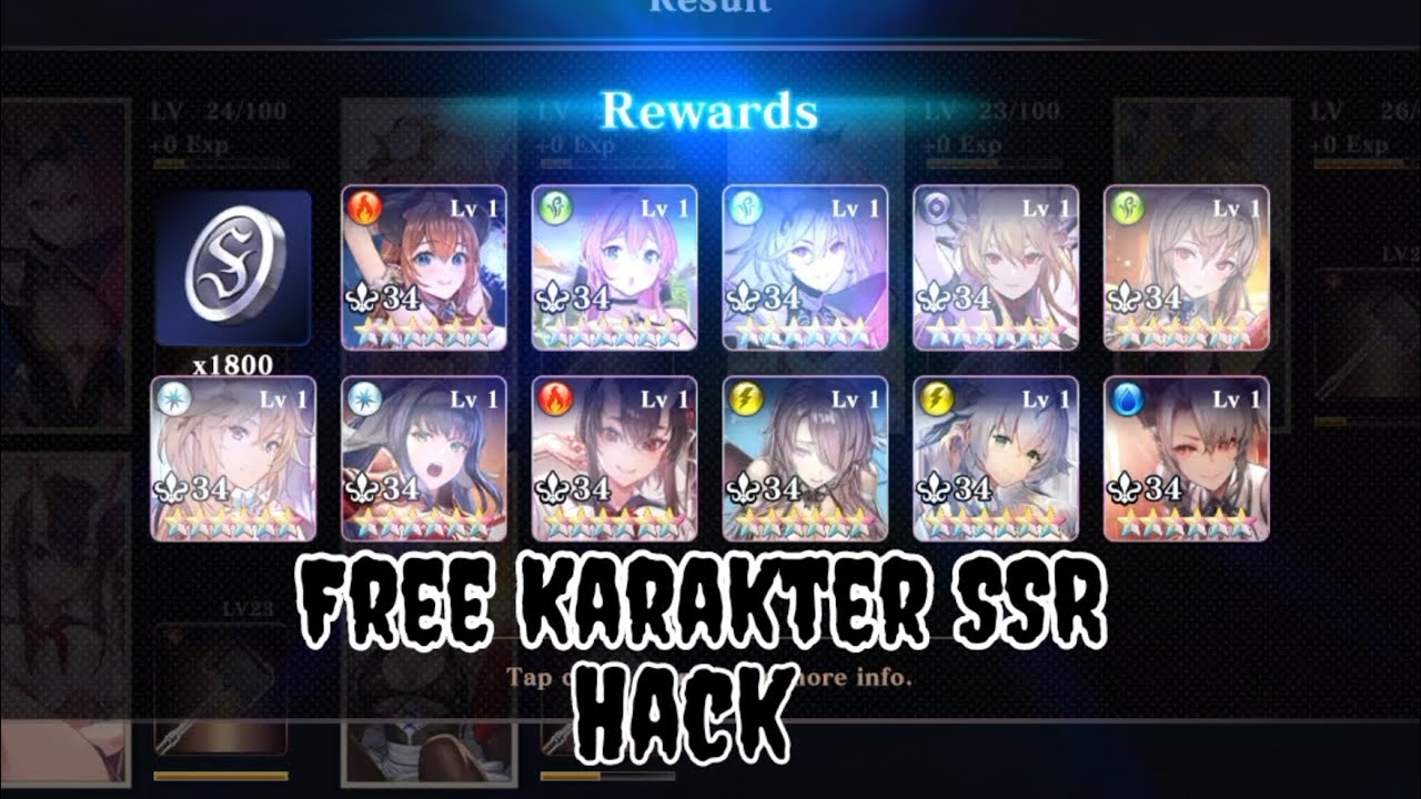 Evertale Hack Free Karakter SSR 100% work - YouTube
