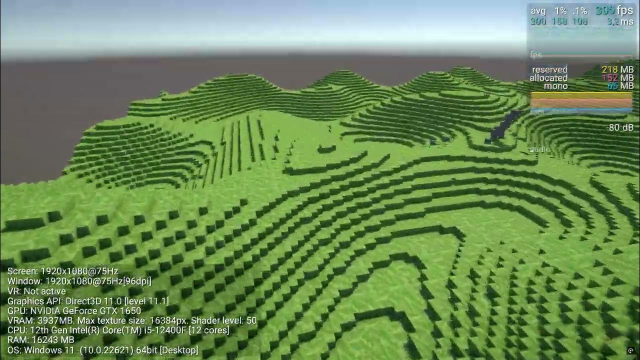 unity voxel engine v1 - YouTube