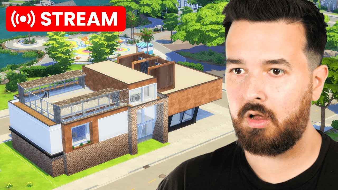 Building a family rec center for my Sims - YouTube