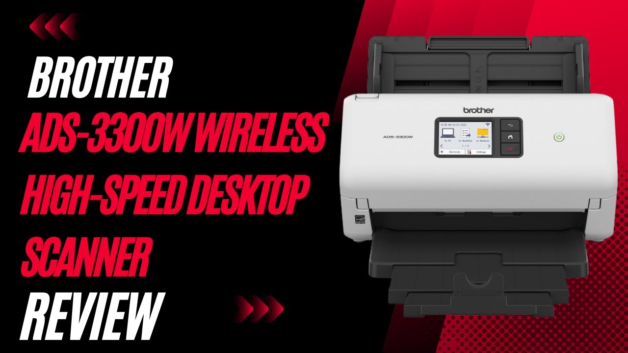 Brother ADS-3300W Scanner - Simplify Your Document Scanning Process with Ease! - YouTube