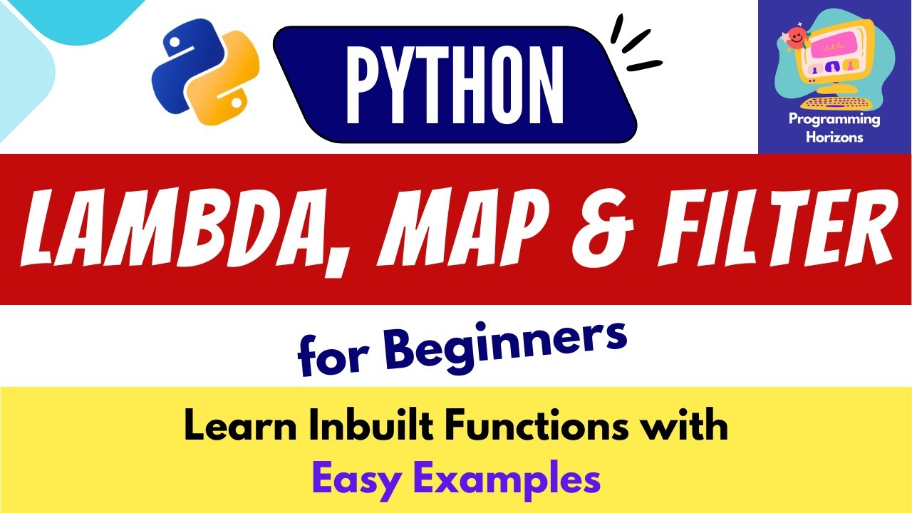 Python Crash Course For Beginners Lambda Map And Filter