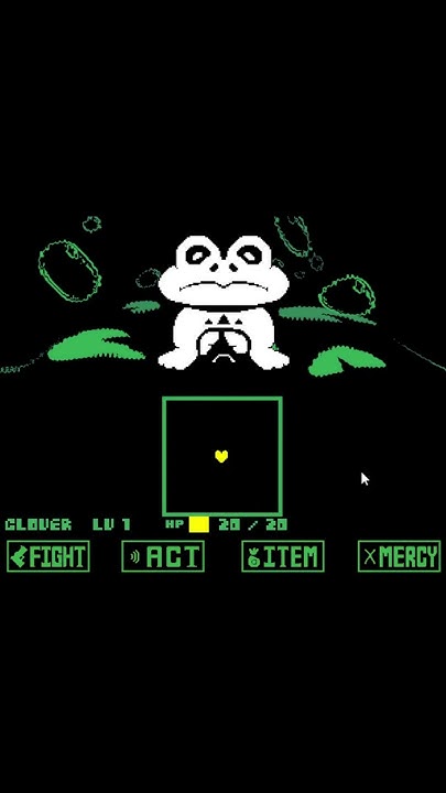 Undertale Yellow - Macro Froggit - YouTube