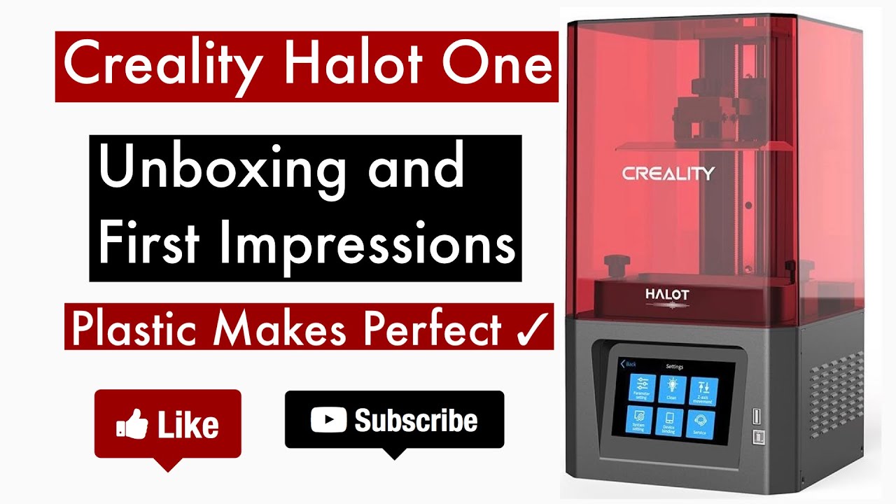 Creality Halot One | Unboxing and First Impressions - YouTube