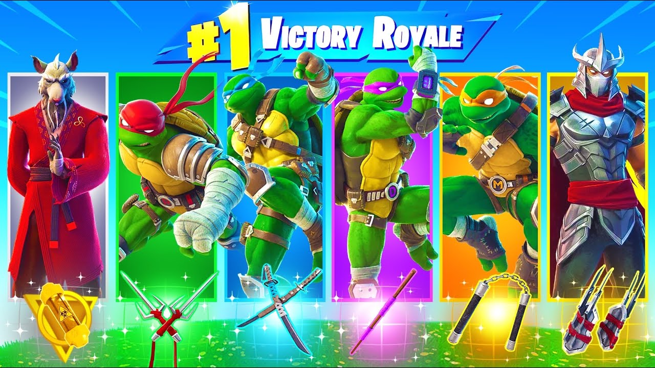 die *ZUFÄLLIGE* NINJA TURTLE BOSS Challange in Fortnite - YouTube