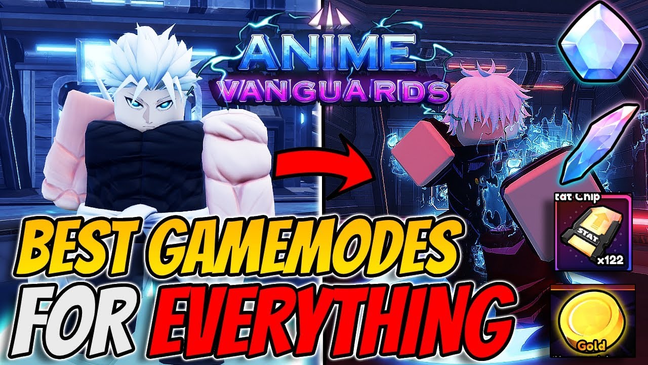 The *BEST* Game modes To Farm In Anime Vanguards Update 5 - YouTube