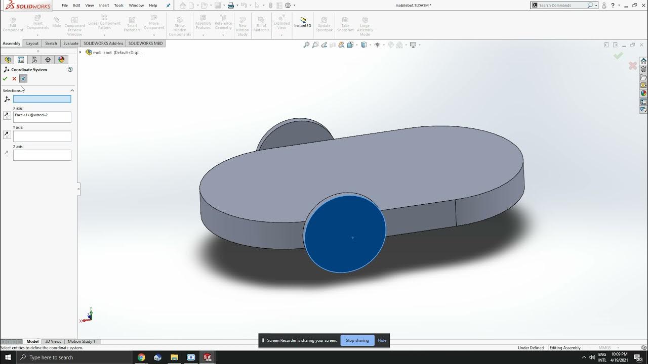 Making a urdf mobile robot model using Solidwork and Gazebo - YouTube