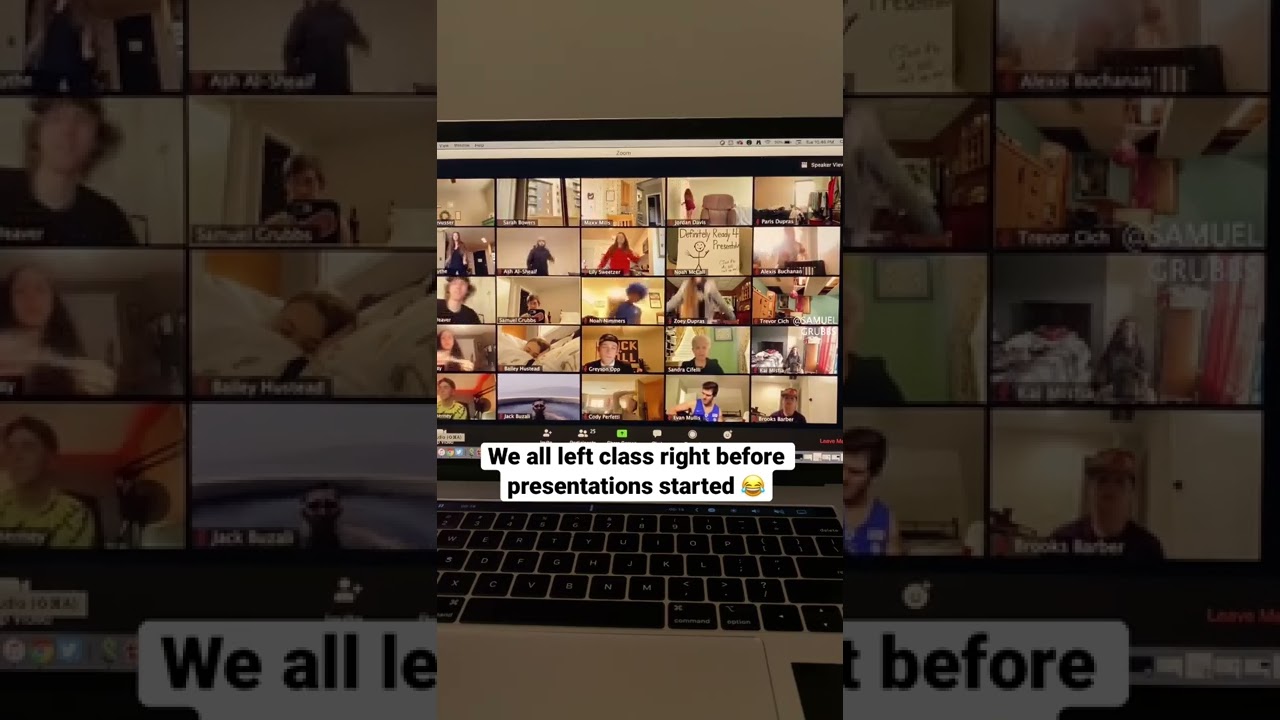 Our WHOLE Zoom class pranked our teacher 😂 (subscribe for more Zoom ...