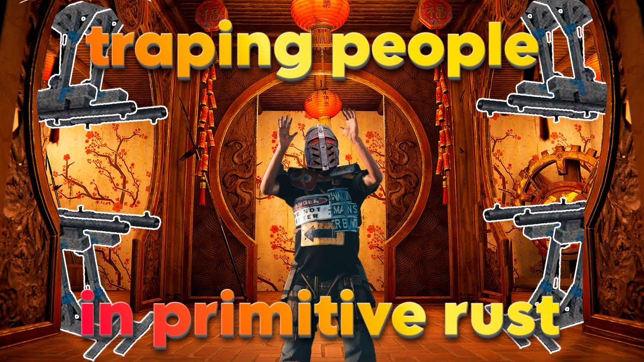 Trapping people in primitive RUST - YouTube