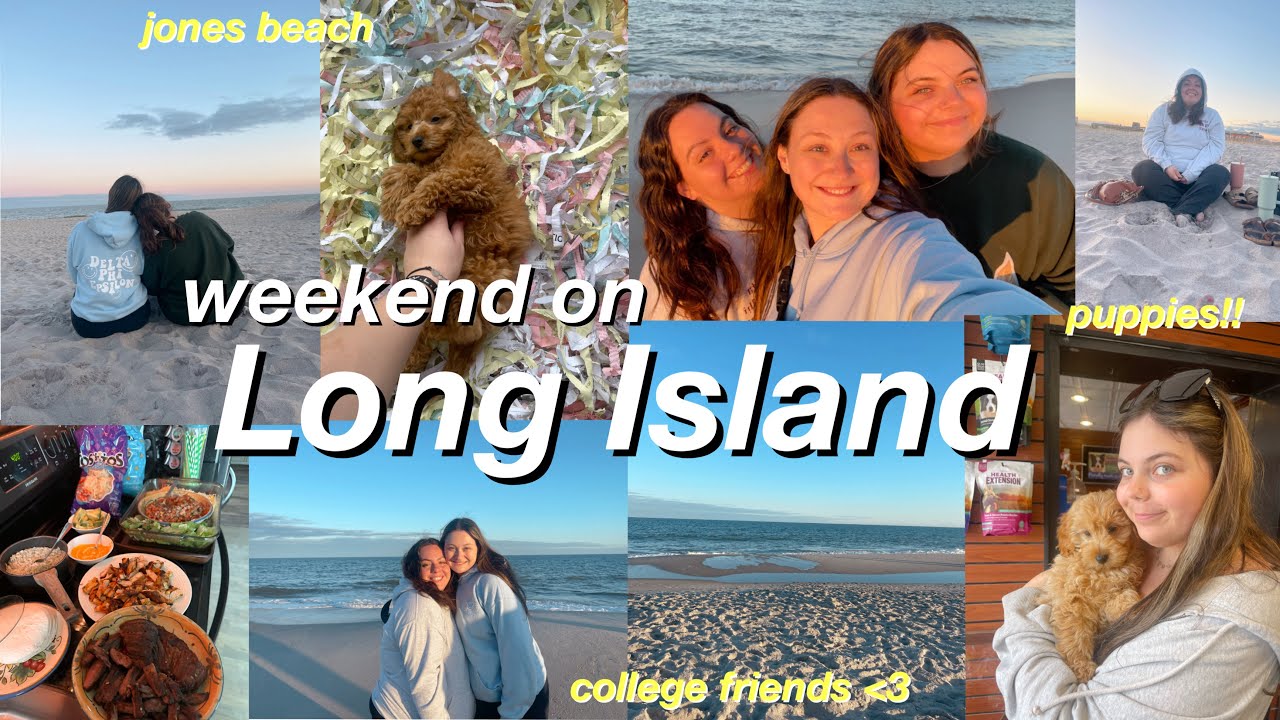 VLOG: weekend on Long Island🤍 road trip, beach day, street fair, & MORE ...