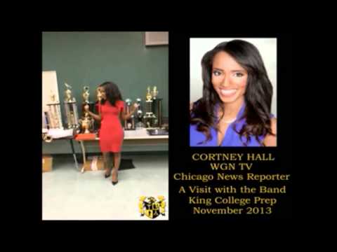 WGN Reporter Cortney Hall at King - YouTube