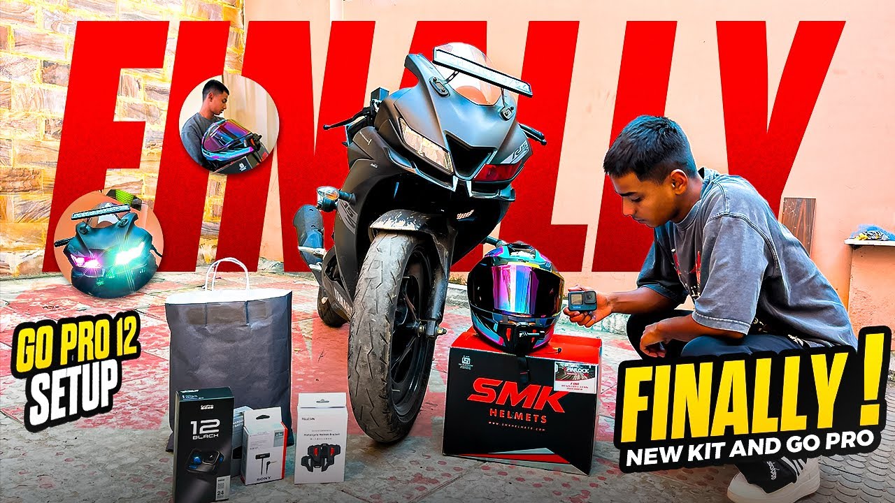 R15 v3s | Finally New upgrades | Go pro 12 setup | comeback soon ⚡️ ️🔥 ...