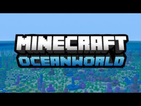 how to download ocean only world in Minecraft PE - YouTube