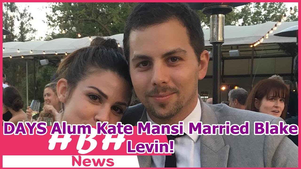 DAYS Alum Kate Mansi Married Blake Levin! - YouTube