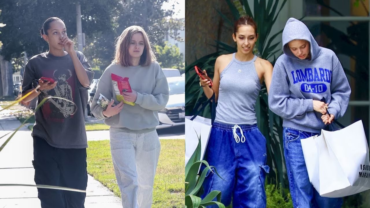 shiloh jolie and keoni rose turn heads in matching outfits during fun shopping spree - YouTube