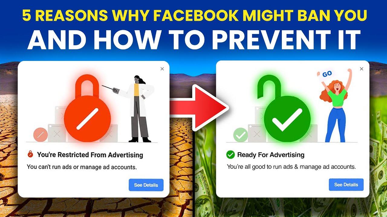 5 REASONS WHY FACEBOOK MIGHT BAN YOU AND HOW TO PREVENT IT - YouTube