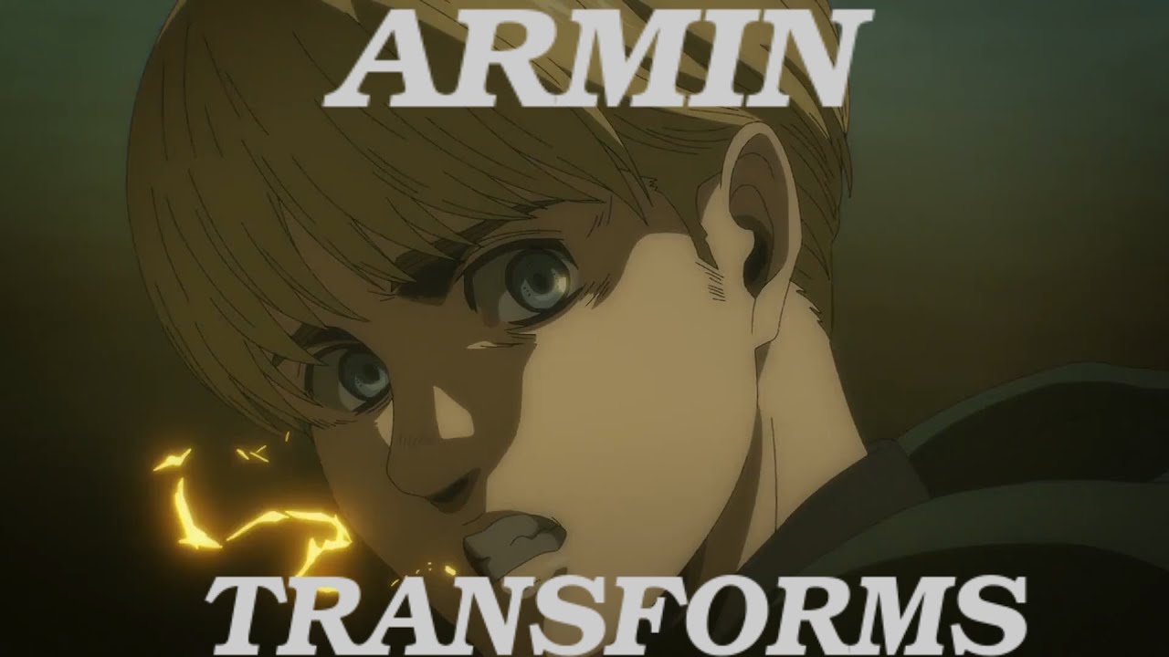 Armin Transforms into Colossal Titan and Nukes Marley Navy! AoT Season ...