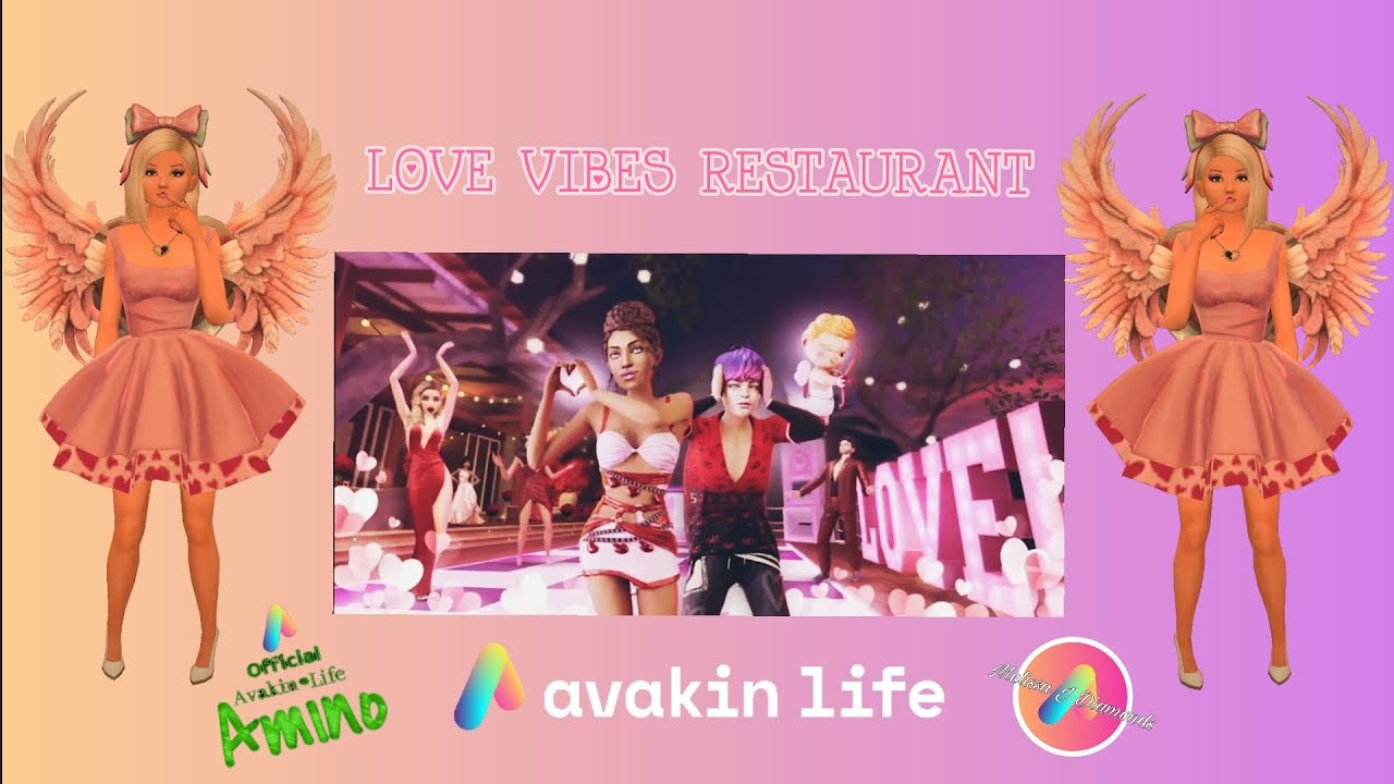 melissajdiamonds avakin life tour of Love Vibes Restaurant in avakin ...