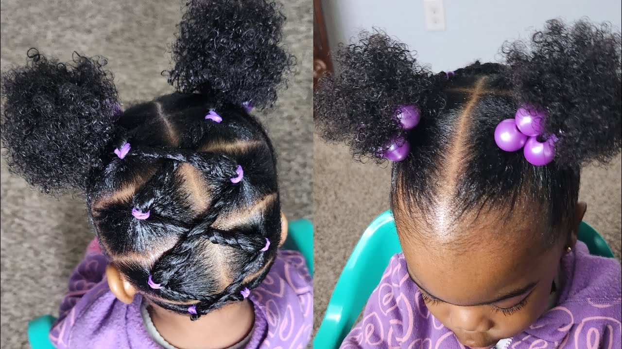 Quick Cute Hairstyle Tutorial For Toddlers & Kids - YouTube