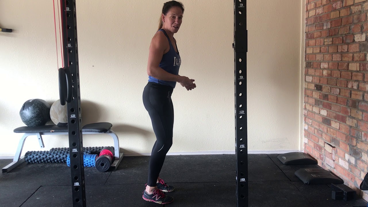 Posture and hopping drill - YouTube