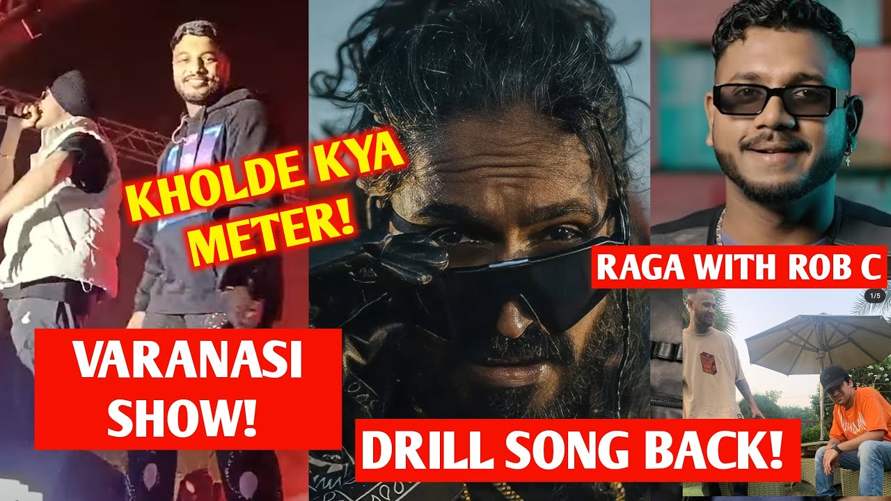 Raftaar varanasi SHOW ! ENTRY | Emiway's Drill song BACK ! King 5M Subs | Raga, Muhfaad and Rob ...