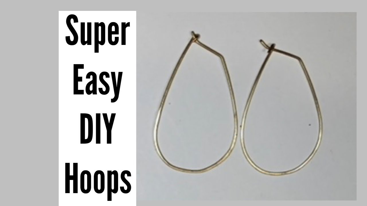 Easiest Wire Hoops Ever! #hoops #wire #diy - YouTube