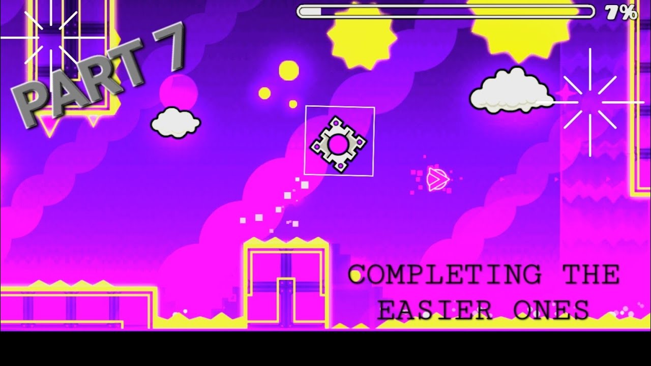 COMPLETING THE EASIER ONES (GD WORLD PT 7) - YouTube