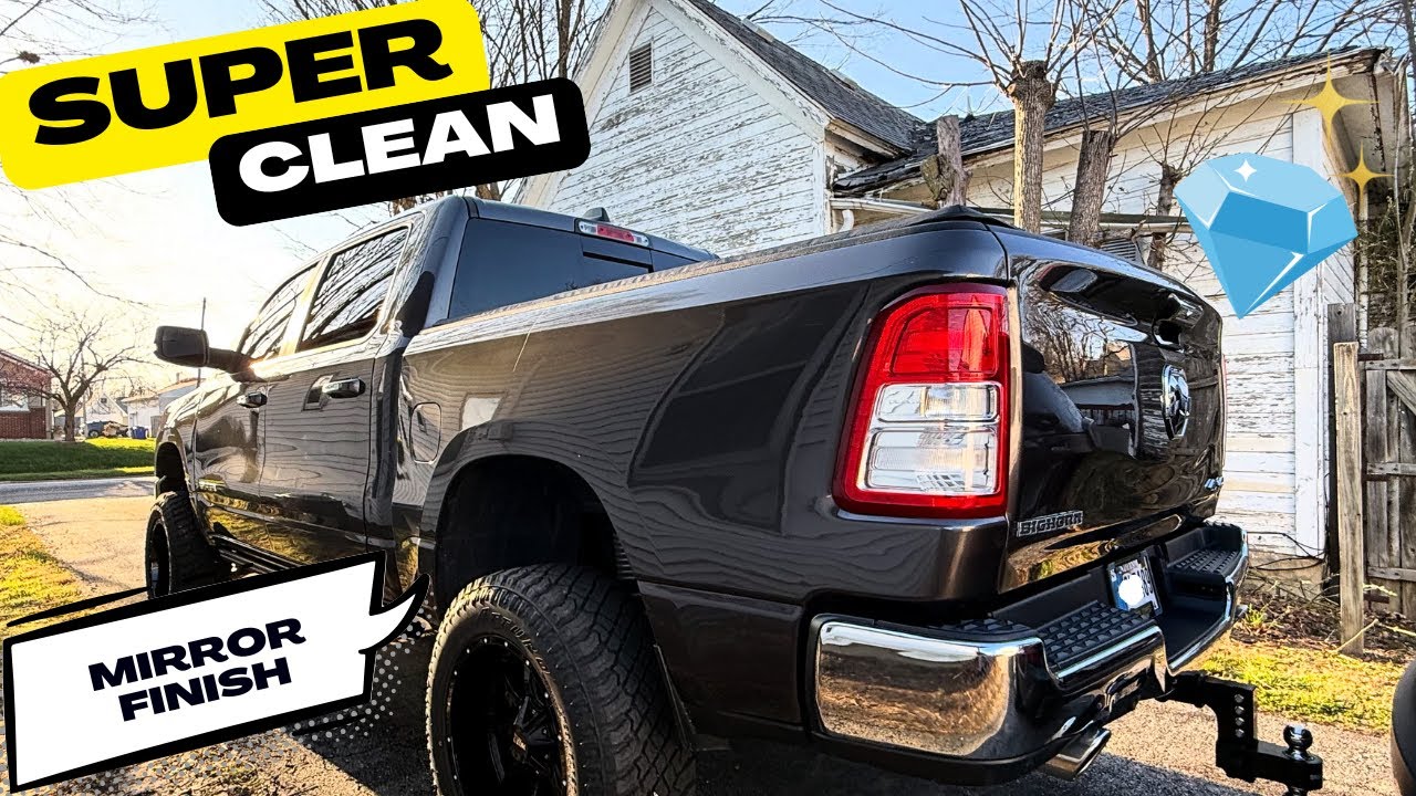How I Make My Truck SHINE- The BEST & EASIEST Wash Method - YouTube