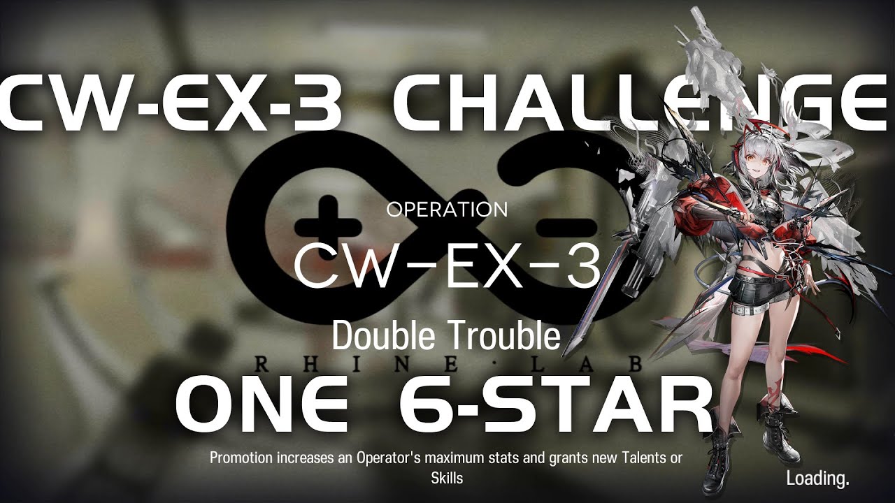 CW-EX-3 CM Challenge Mode | Ultra Low End Squad | Lone Trail | 【Arknights】 - YouTube