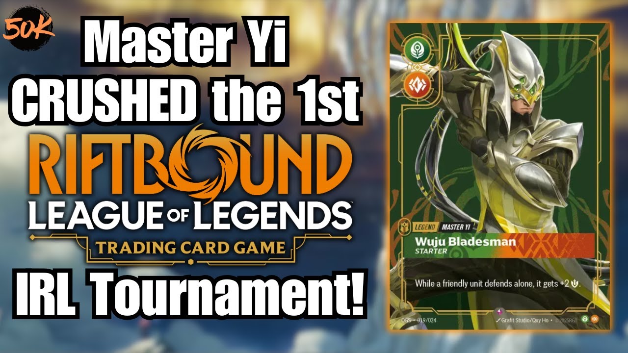 Master YI DOMINATED the First IRL Riftbound Tournament in Beijing ...