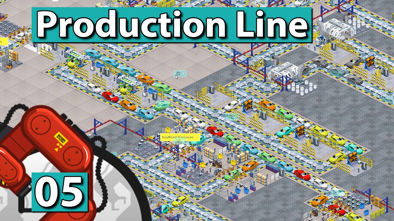 PRODUCTION LINE | Mehr Einzelteile anbauen #5 Der AUTO FABRIK SIMULATOR ...