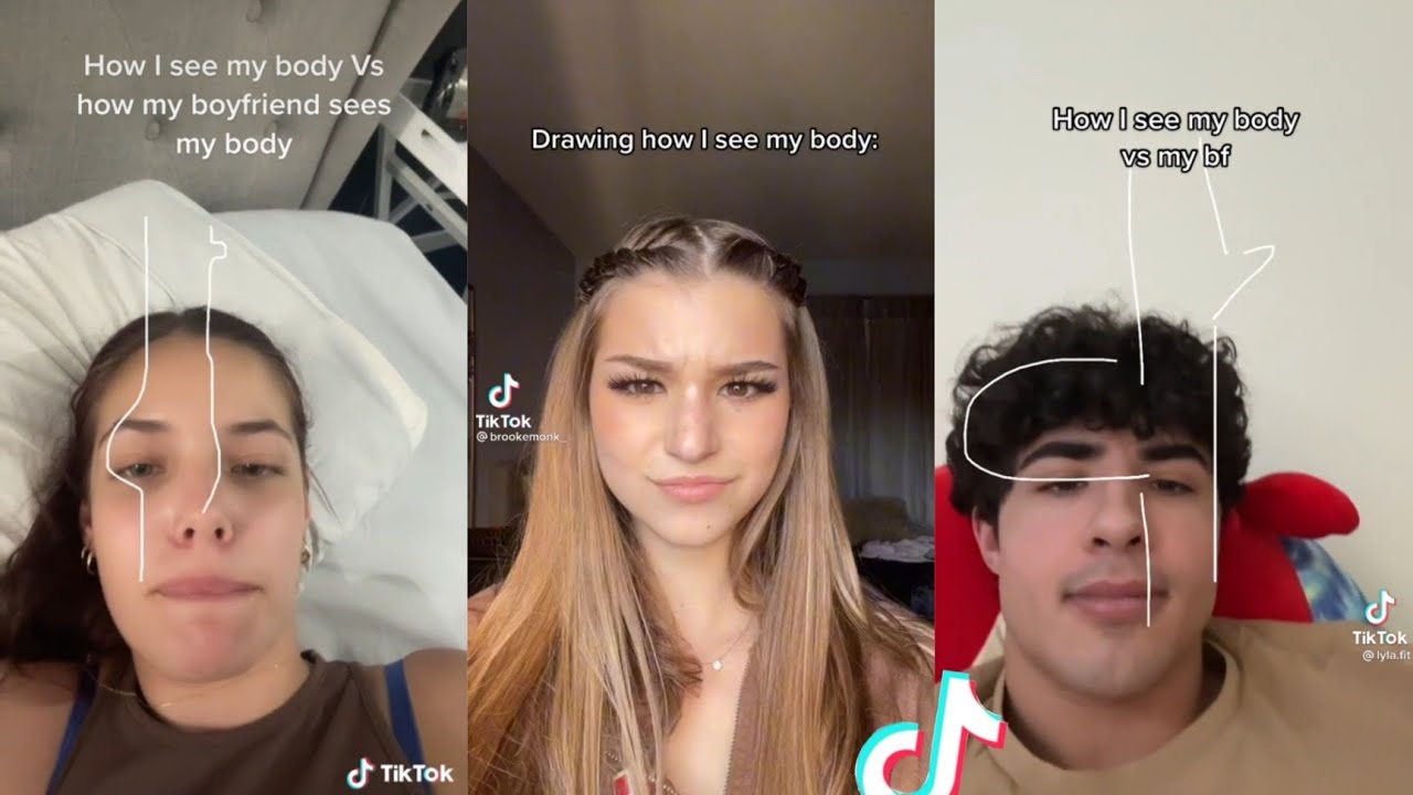 how i see my body Vs how my boyfriend sees my body tik tok compilation ...