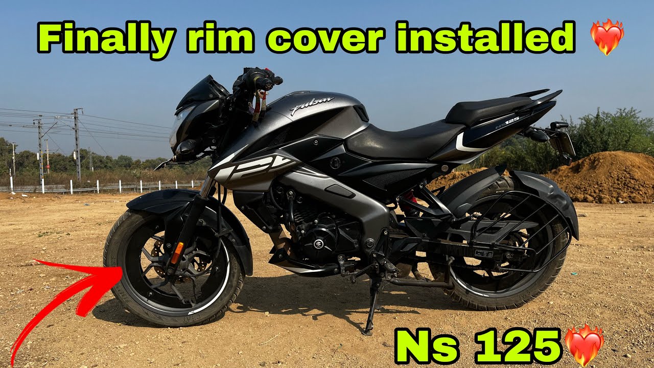 Ns 125 rim cover installed || Ns 125 modification || Ns 125 pro disc # ...