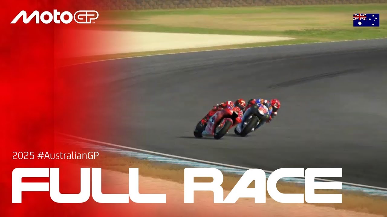 2025 #AustralianGP | MotoGP Full Race 🎇 - YouTube