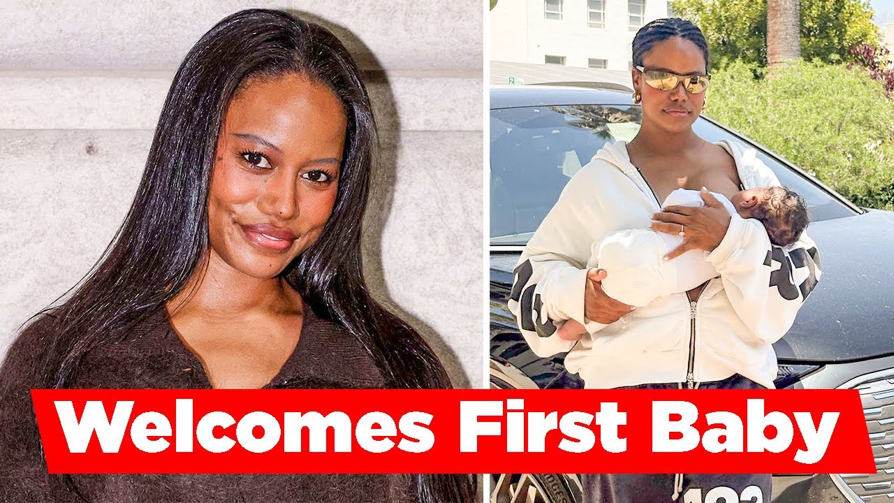 Taylour Paige Welcomes First Baby With Rivington Angulo - YouTube