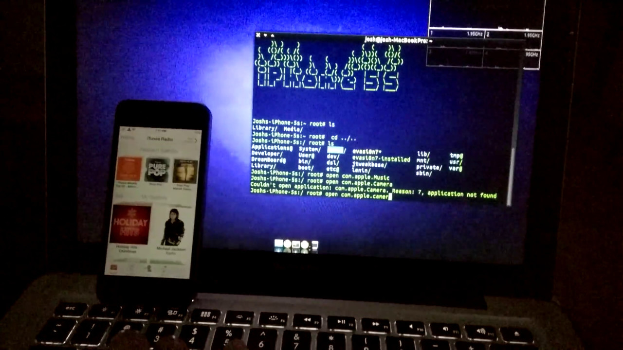 iPhone 5s ssh and terminal commands. - YouTube