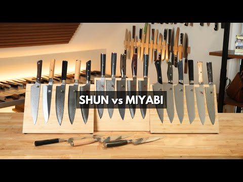 Shun vs Miyabi Knives | The Most In-Depth Comparison EVER (16 Series Compared)
