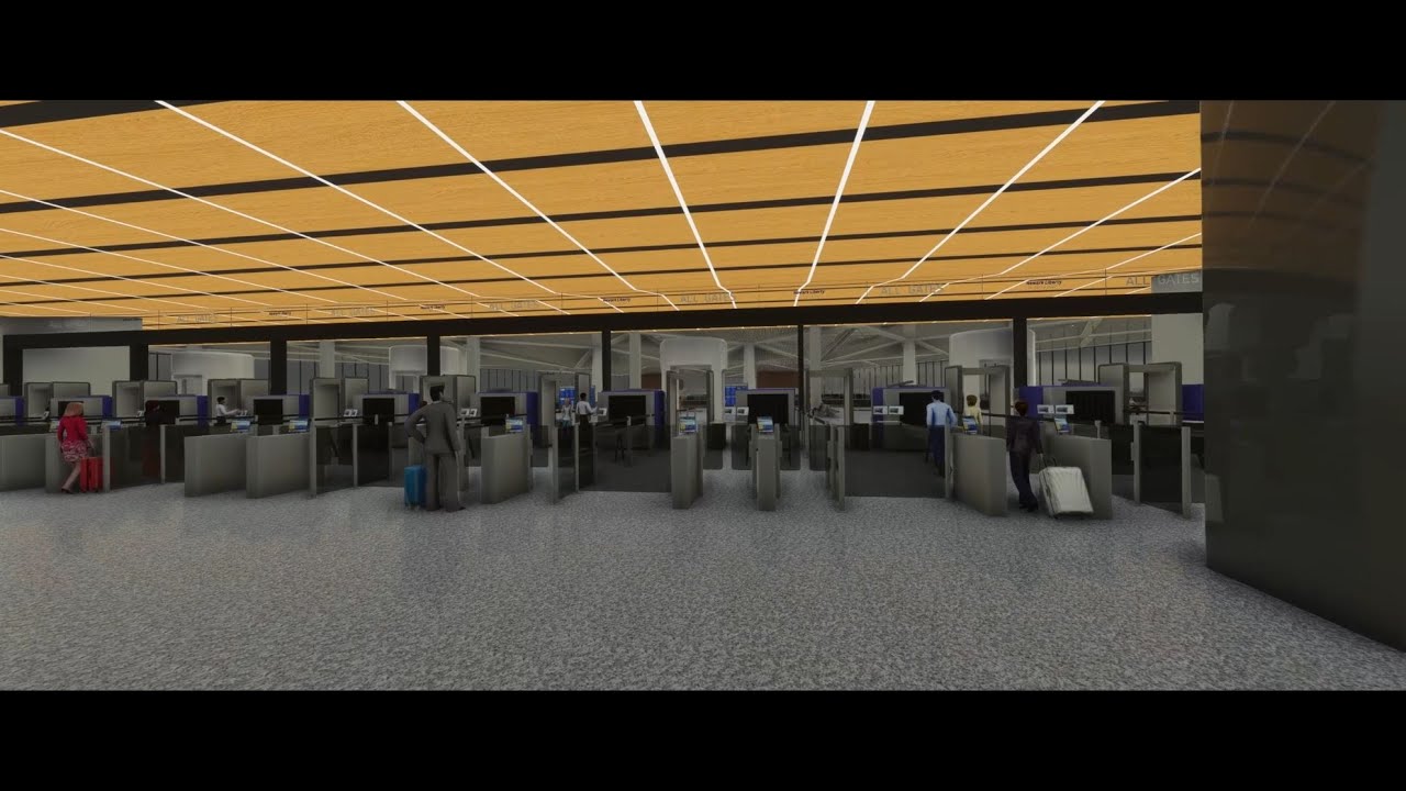 Newark Liberty Intl Airport the new Terminal A - YouTube