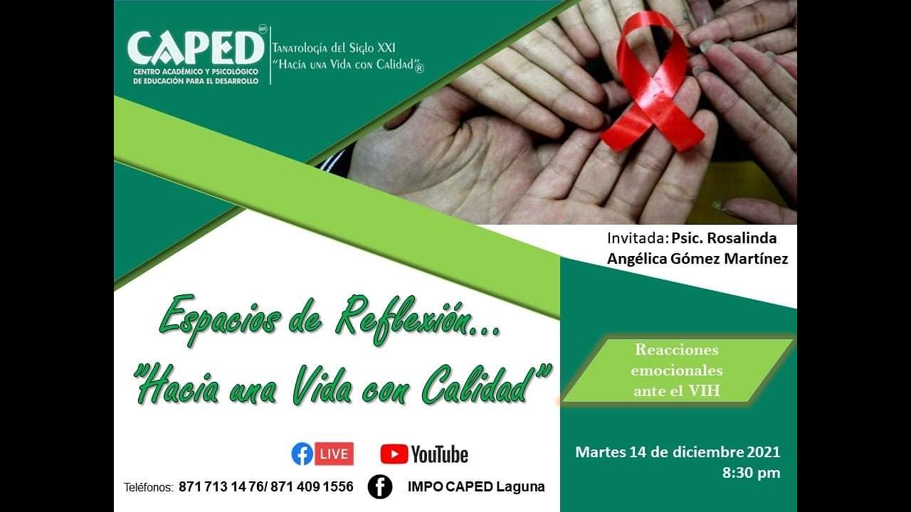Espacios de Reflexión | Reacciones emocionales ante el VIH - YouTube