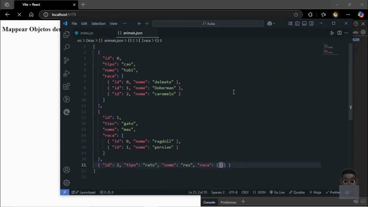 02 - Mapear objetos dentro de objetos - YouTube