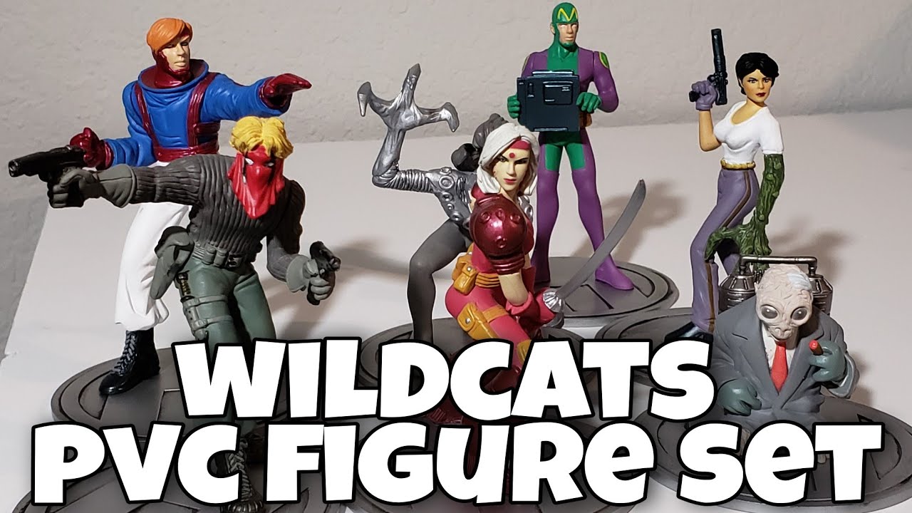 Wildcats PVC Figure Set- Jim Lee, Brandon Choi, Travis Charest - YouTube