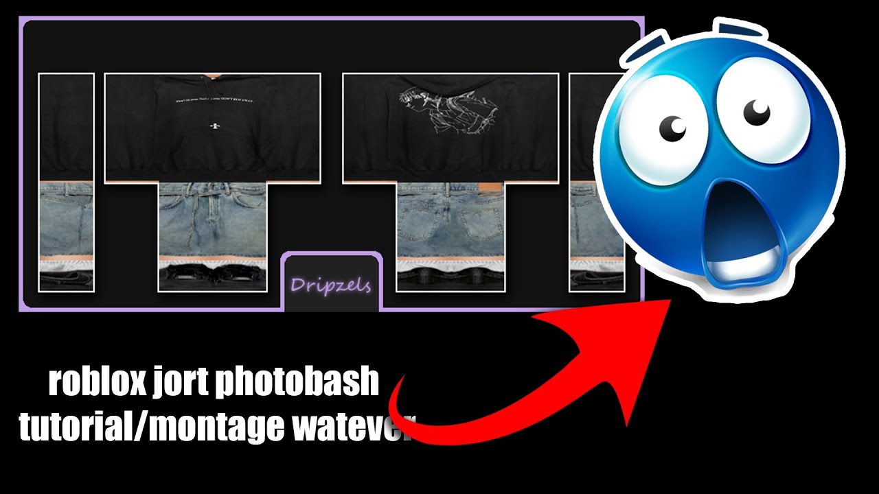 roblox jort photobash tutorial/montage watever | roblox clothing ...