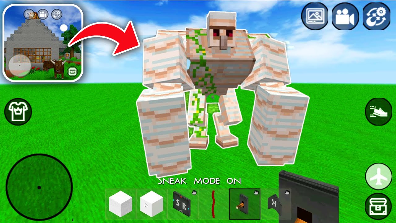 How to Spawn MUTANT GOLEM in MINI BLOCK CRAFT 3D - YouTube